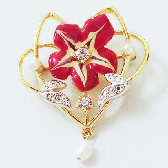 Joan Rivers | Jewelry | Joan Rivers Victorian Posey Flower Pin | Poshmark